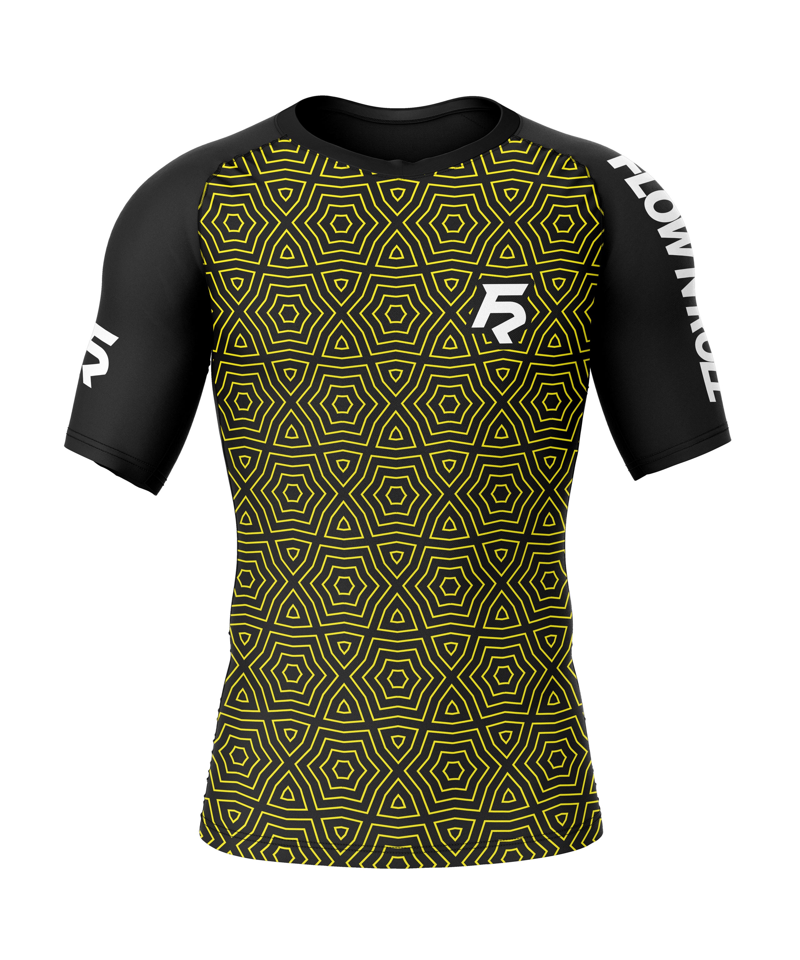 Stellar Yellow Ranked Rashguard | FLOW N ROLL